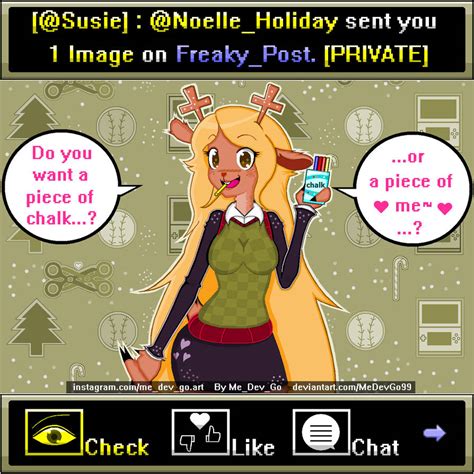 Noelle Holiday Is On Freaky Post By Medevgo99 On Deviantart