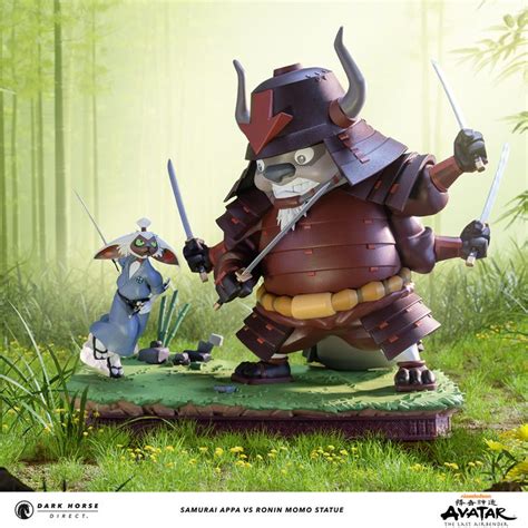 Avatar The Last Airbender Samurai Appa Vs Ronin Momo Comes To Life