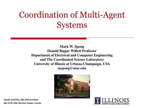 Ppt Coordination Of Multi Agent Systems Powerpoint Presentation Free