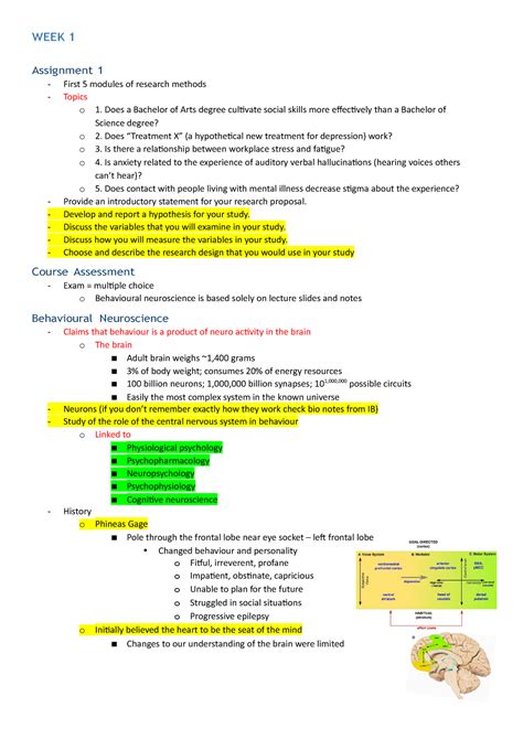 Week 1 Lecture Notes 1 Week 1 Assignment 1 First 5 Modules Of Research Methods Topics O 1