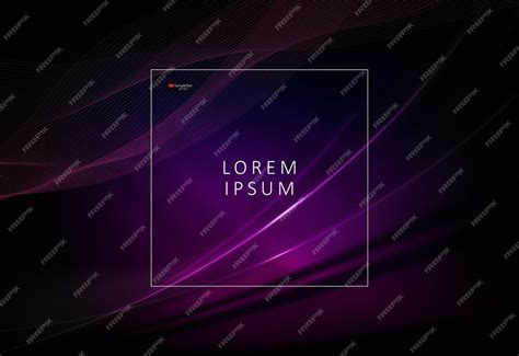 Premium Vector Purple Dark Design With Smooth Thin Lines With Glitter And Gentle Veil