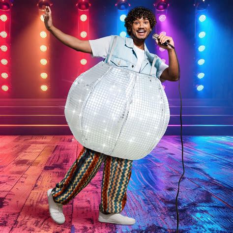 Coume Halloween Disco Ball Costume Shining Disco Coume