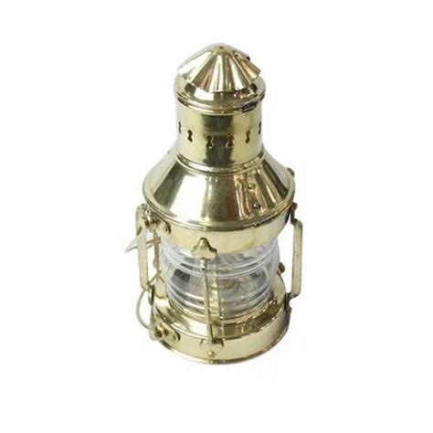 Steel Camping Antique Brass Lantern Battery Type Non Rechargeable At
