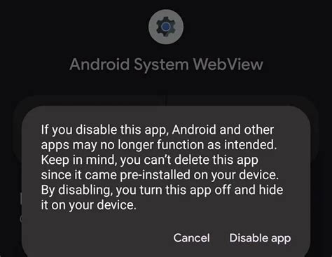 What Is Android System Webview Uninstall It Or Not Bouncegeek