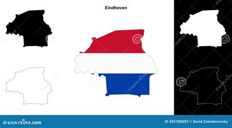 Eindhoven Map Detailed Map Of Eindhoven City Administrative Area Cityscape Panorama Vector