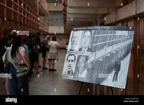 Visitors Tour The Prison Cells On Alcatraz Island Monday May 5 2025