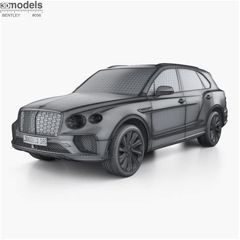Bentley Bentayga Ewb Mulliner 2025 3d Model Download Crossover Suv On
