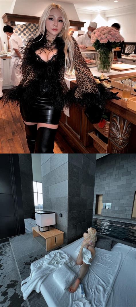 씨엘 파격 비키니 자태 공개 안 입은 줄