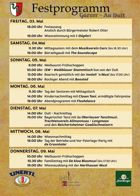 Busfahrplan Für Die Garser Au Dult Wasserburger Stimme Die Erste Online Zeitung Nur Für Die