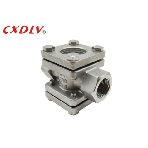 Plain Threaded 3 4 Flow Indicator Pn16 Flanged Sight Glass From China Factory