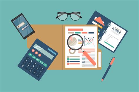Tax Analysis Data Process 1263780 Vector Art At Vecteezy