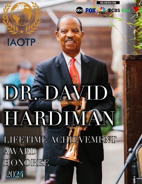 Congratulations Dr David Hardiman For His Selection For The Lifetime