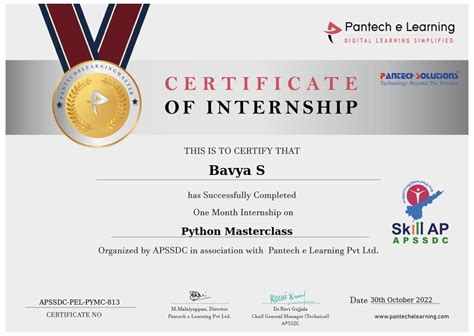 bavya s on linkedin intership python