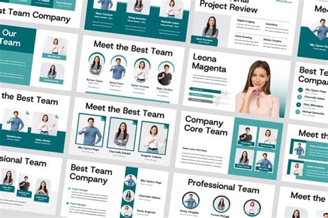 Team Profile Powerpoint Incl Team And Member Envato