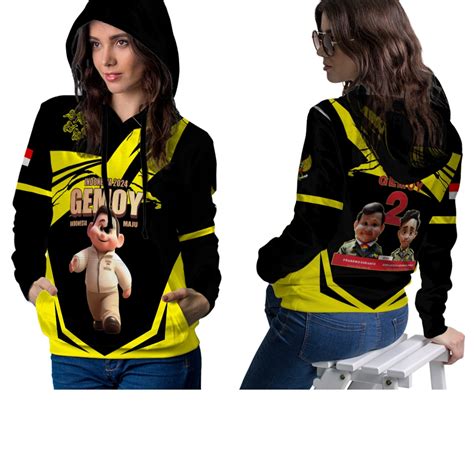Jual Baju Jaket Gemoy Prabowo Unisex Jaket Bomber Gemoy Prabowo Gibran