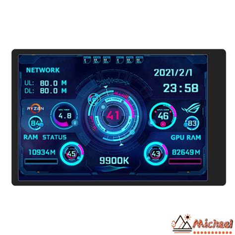 Mc 】 Monitor De 355 Polegadas Ips Display Sub Tela Metal Shell Usb C Computador Secundária