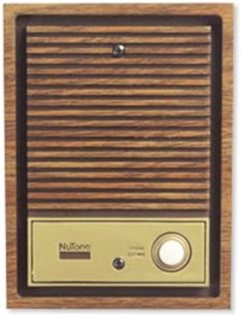 Nutone Doorbell Intercom Systems Replacement Nutone Intercom Entry