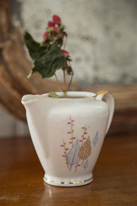 Mid Century Porcelain Creamer Milk Jug Europe 1960s For Sale At 1stdibs