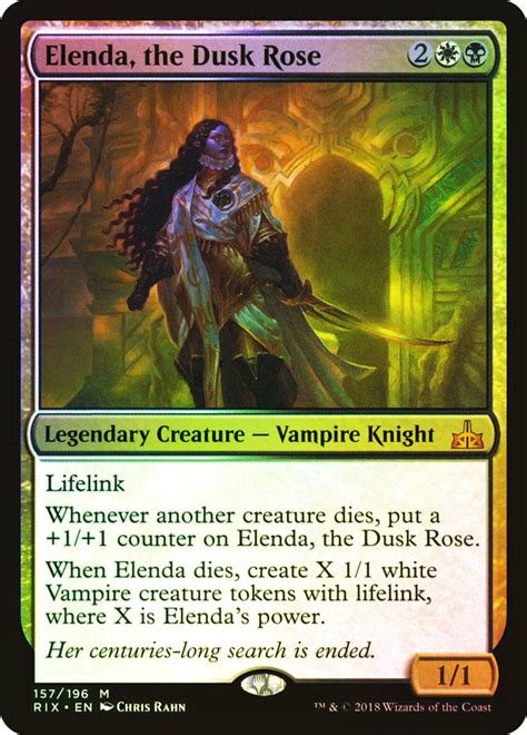 Elenda The Dusk Rose Rivals Of Ixalan Star City Games