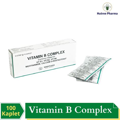 Jual ⚡murah And Dijamin Ori⚡ Vit B Nova Vitamin B Complex Nova Isi 100