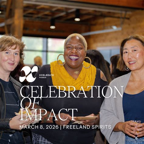 Celebration Of Impact 2026 Xcelerate Women Portland Event