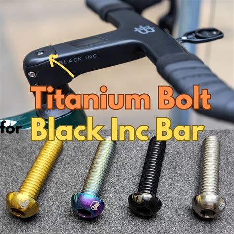 Black Inc Titanium Screw For Stem Cap Factor Ostro Vam Integrated Ha
