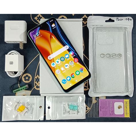 典藏奇機 展示機出清 Ppoco C40 6 71吋大螢幕 6千大電池 八核心 指紋辨識 防塵防水 蝦皮購物