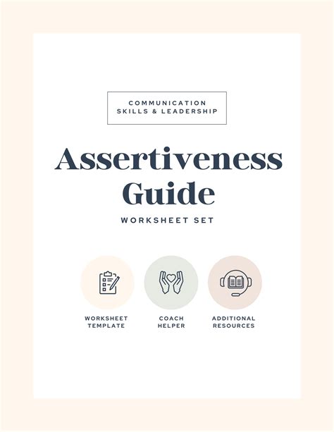 Assertiveness Guide Templates And Printables