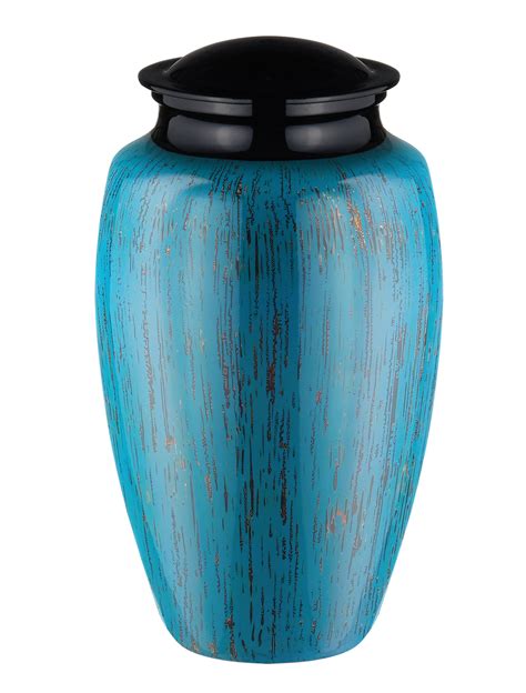 Classy Series Classic Sapphire Fiberglass Cremation Urn Blue Iufg