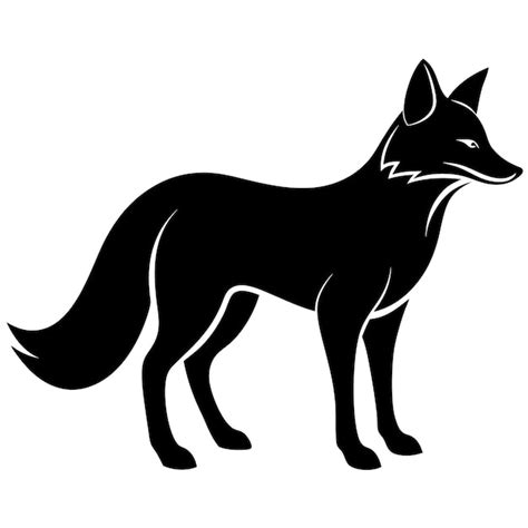 Premium Vector Simple And Cute Fox Icon