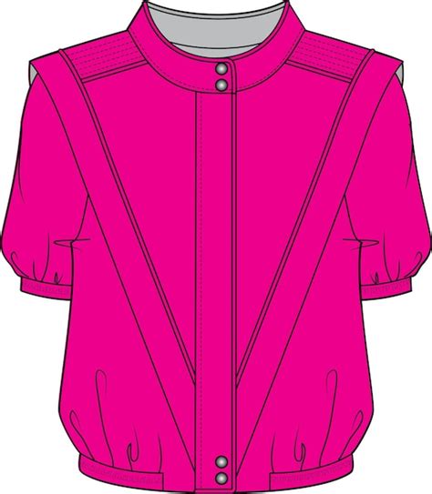 Premium Vector Crop Trucker Denim Jacket