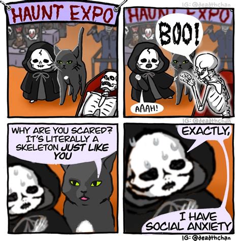 Mini Reaper Goes To A Horror Convention R Sympatheticmonsters