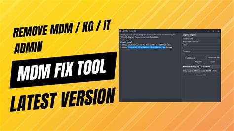 Mdm Fix Tool Download V1030 Fidetec