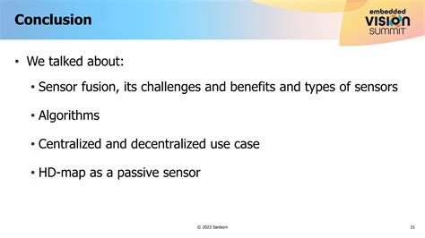 Sensor Fusion Techniques For Accurate Perception Of Objects In The
