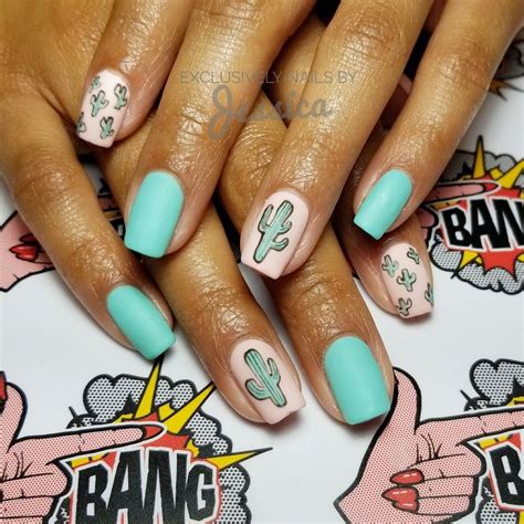 Cool Cactus Nail Art Ideas Aleisha West