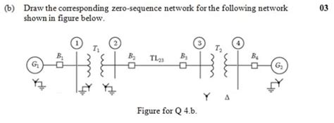 Solved Draw The Corresponding Zero Sequence Network For The