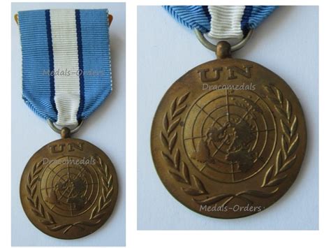 United Nations Un Medal Unficyp Cyprus Peacekeeping Force Dracomedals