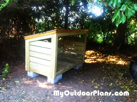 Diy Log Store Myoutdoorplans