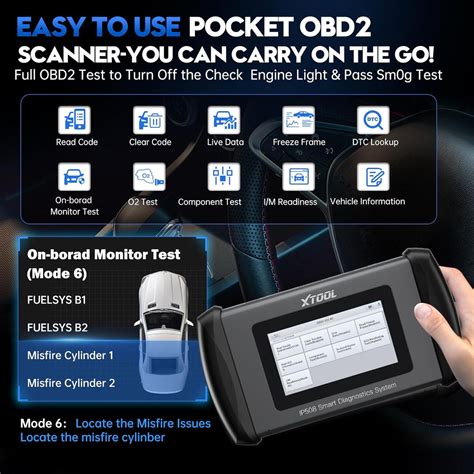 xtool inplus ip508 check engine codereader auto diagnostic tool xtool