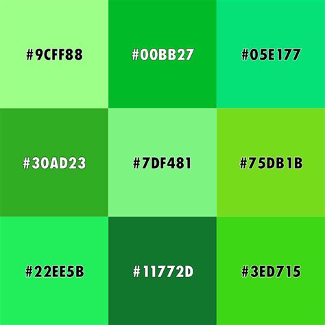 Shades Of Green