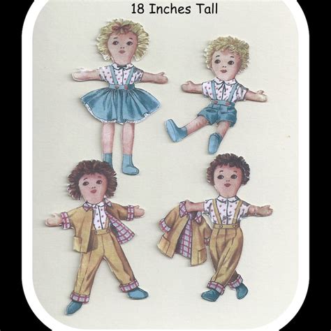 Cloth Doll Pattern Etsy