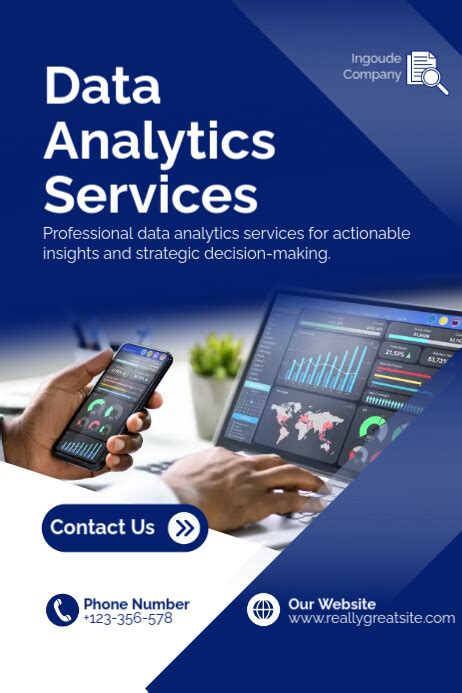 Data Analytics Services Template Postermywall