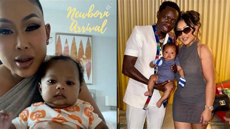 Michael Blackson And Fiancee Rada Darlings Son Michael Jr Goes Live For