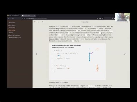 Free Video Rustviz Interactively Visualizing Ownership And Borrowing In Rust From Rust