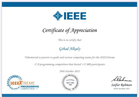 Gehad Alkady On Linkedin I Had The Pleasure To Serve As A Proctor In