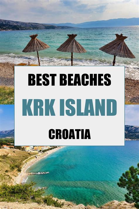 Krk Beaches Best Beaches On The Island Croatia Artofit
