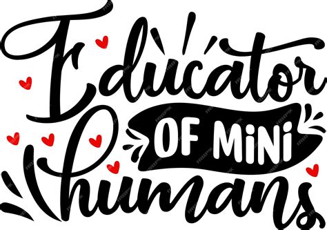 Premium Vector Educator Of Mini Humans