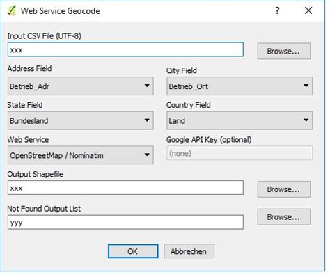 Why Does QGIS MMQGIS Geocoding Always Show A Connection Error To Google Maps Although I Want