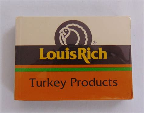 Vintage Louis Rich Turkey Products Playing Cards Nib Sealed Ebay