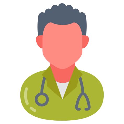 General Doctor Practitioner Medical Man Patient Carer Icon